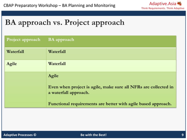 CBAP Business analysis planning and monitoring | PPTX