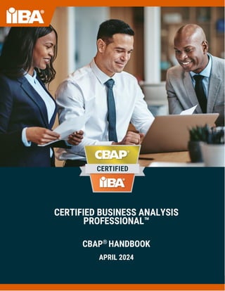 CERTIFIED BUSINESS ANALYSIS PROFESSIONAL™ | PDF