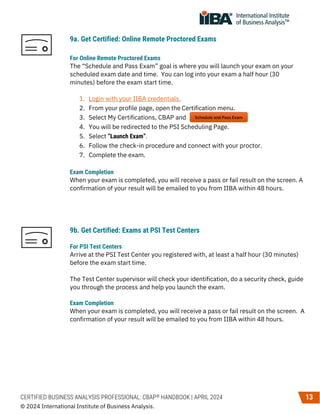 CERTIFIED BUSINESS ANALYSIS PROFESSIONAL™ | PDF
