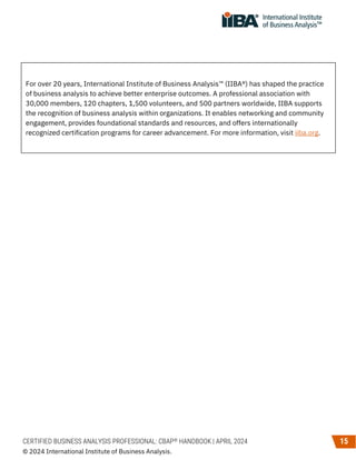 CERTIFIED BUSINESS ANALYSIS PROFESSIONAL™ | PDF