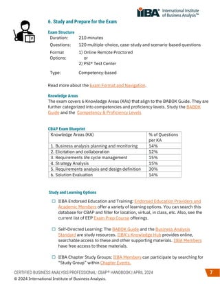 CERTIFIED BUSINESS ANALYSIS PROFESSIONAL™ | PDF