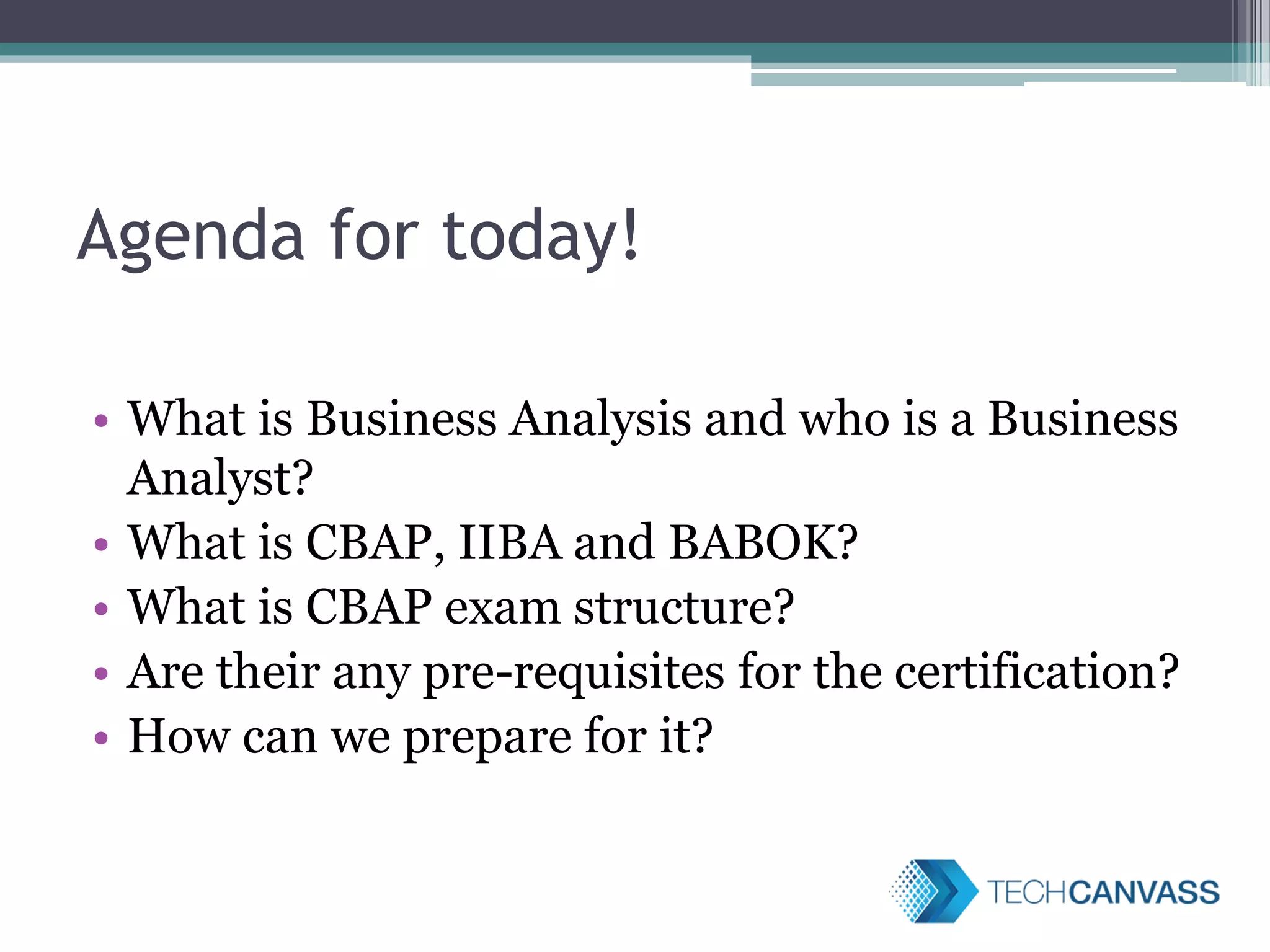 CBAP Certification Basics | PDF