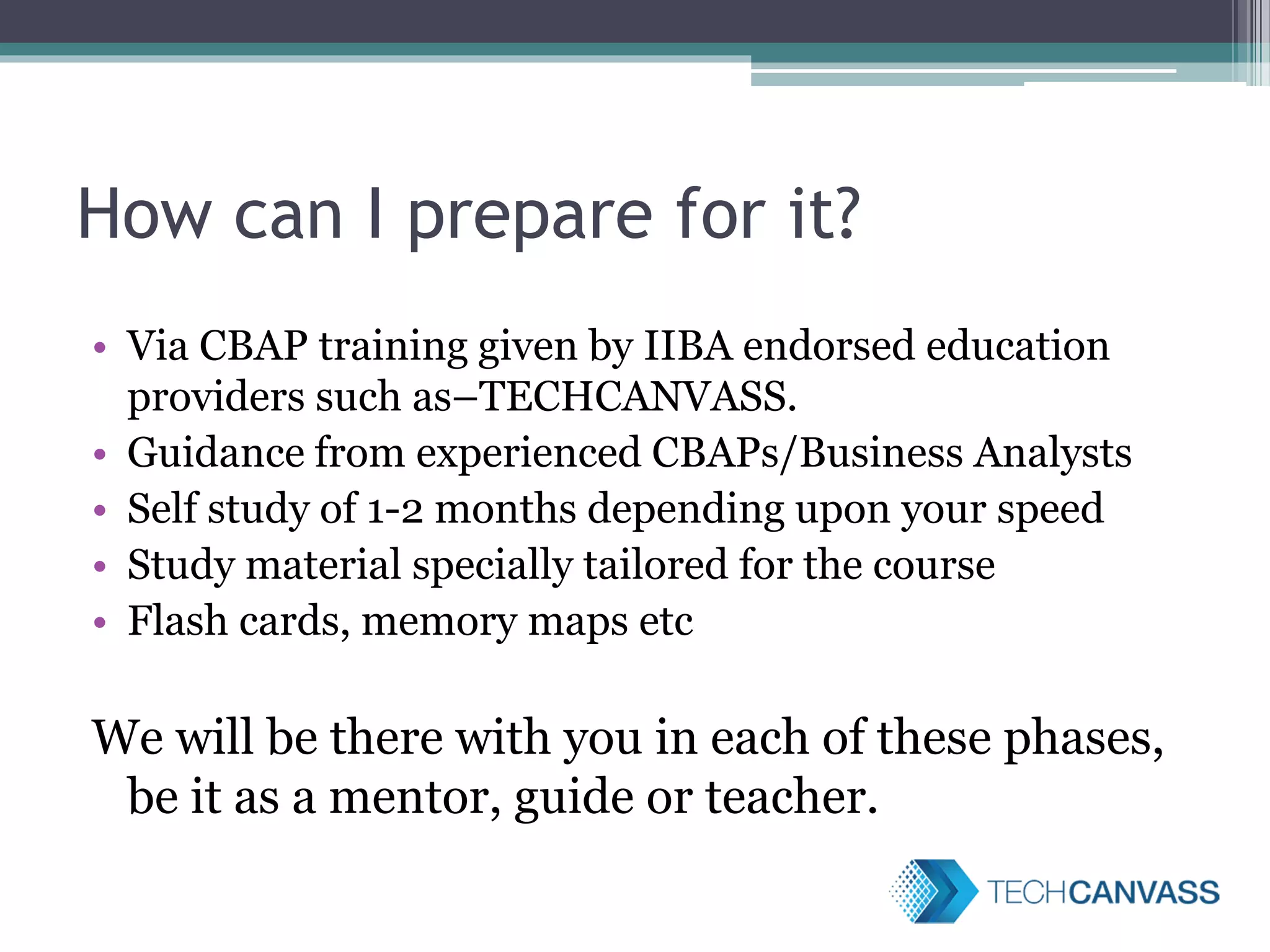CBAP Certification Basics | PDF