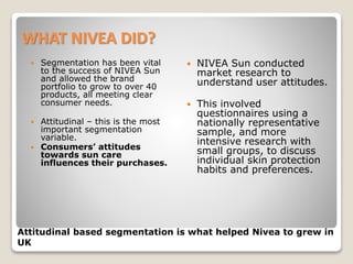 Segmentation- definition, basis and nivea case study | PPTX