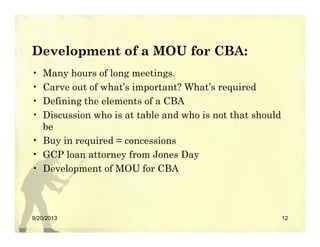 Big Ideas for Small Business: CBA presentation to CDC 9.19.13
