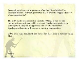 Big Ideas for Small Business: CBA presentation to CDC 9.19.13 ...