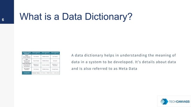 What is Data Dictionary - BABOK technique | PDF