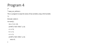 C BASICS.pptx FFDJF/,DKFF90DF SDPJKFJ[DSSIFLHDSHF | PPT