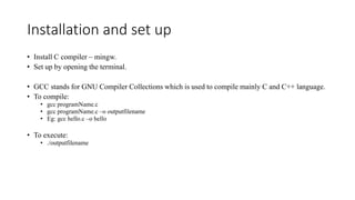 C BASICS.pptx FFDJF/,DKFF90DF SDPJKFJ[DSSIFLHDSHF | PPT