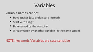 C_BASICS FOR C PROGRAMMER WITH SRIVATHS P | PPTX