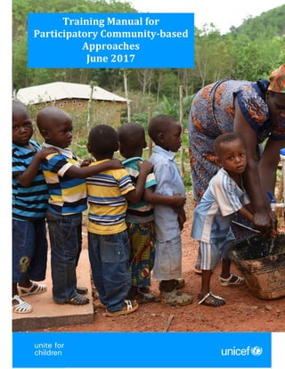 Community Based approaches training manual 2017 | PDF