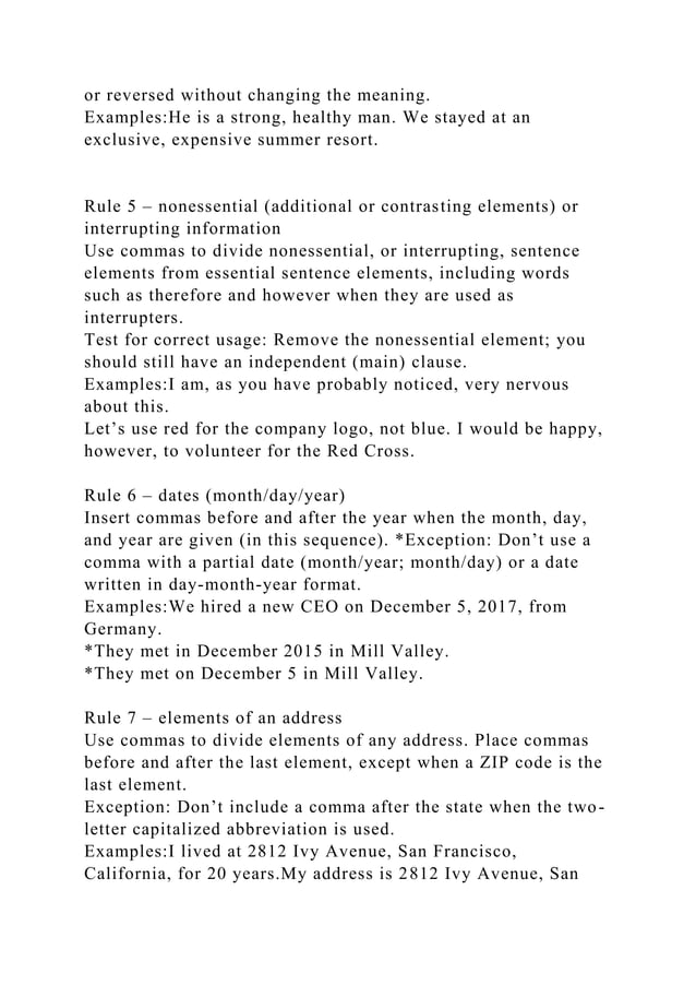 CBA Writing Rubric (with comments)Performance DimensionsExce.docx ...