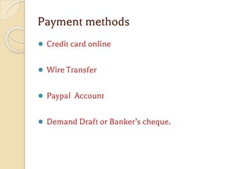 Cbazaar eCommerce website | PPT