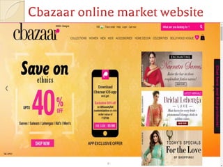 Cbazaar eCommerce website | PPTX
