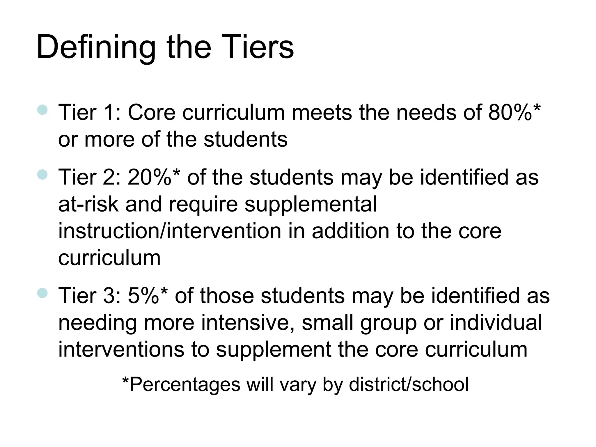 Response To Intervention (RTI) presentation | PPT