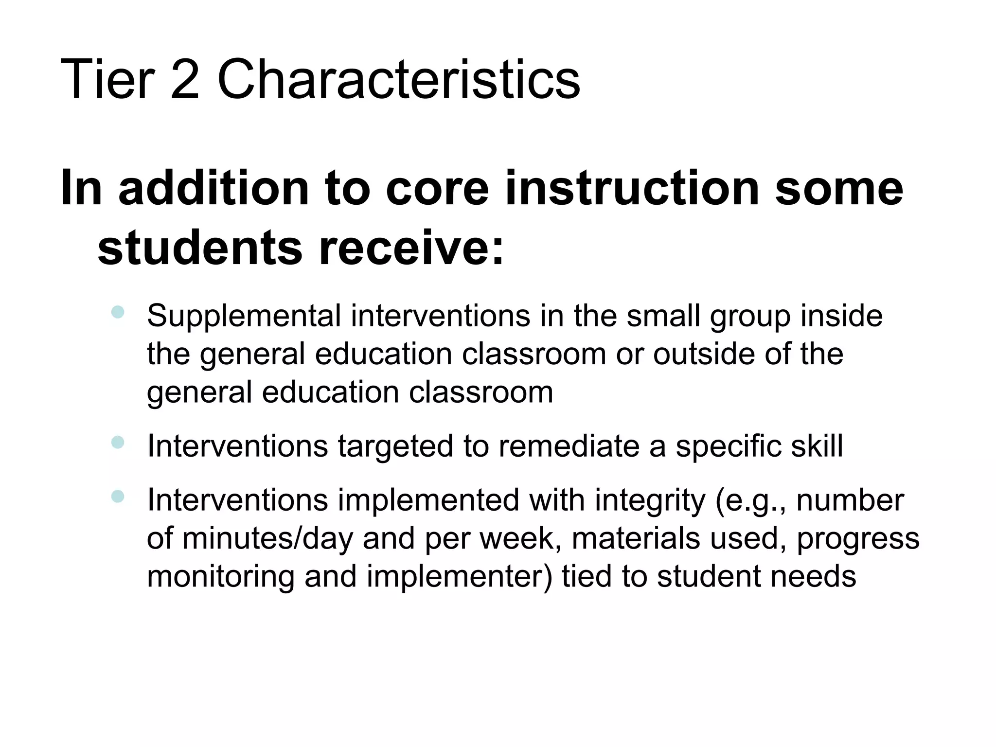 Response To Intervention (RTI) presentation | PPT