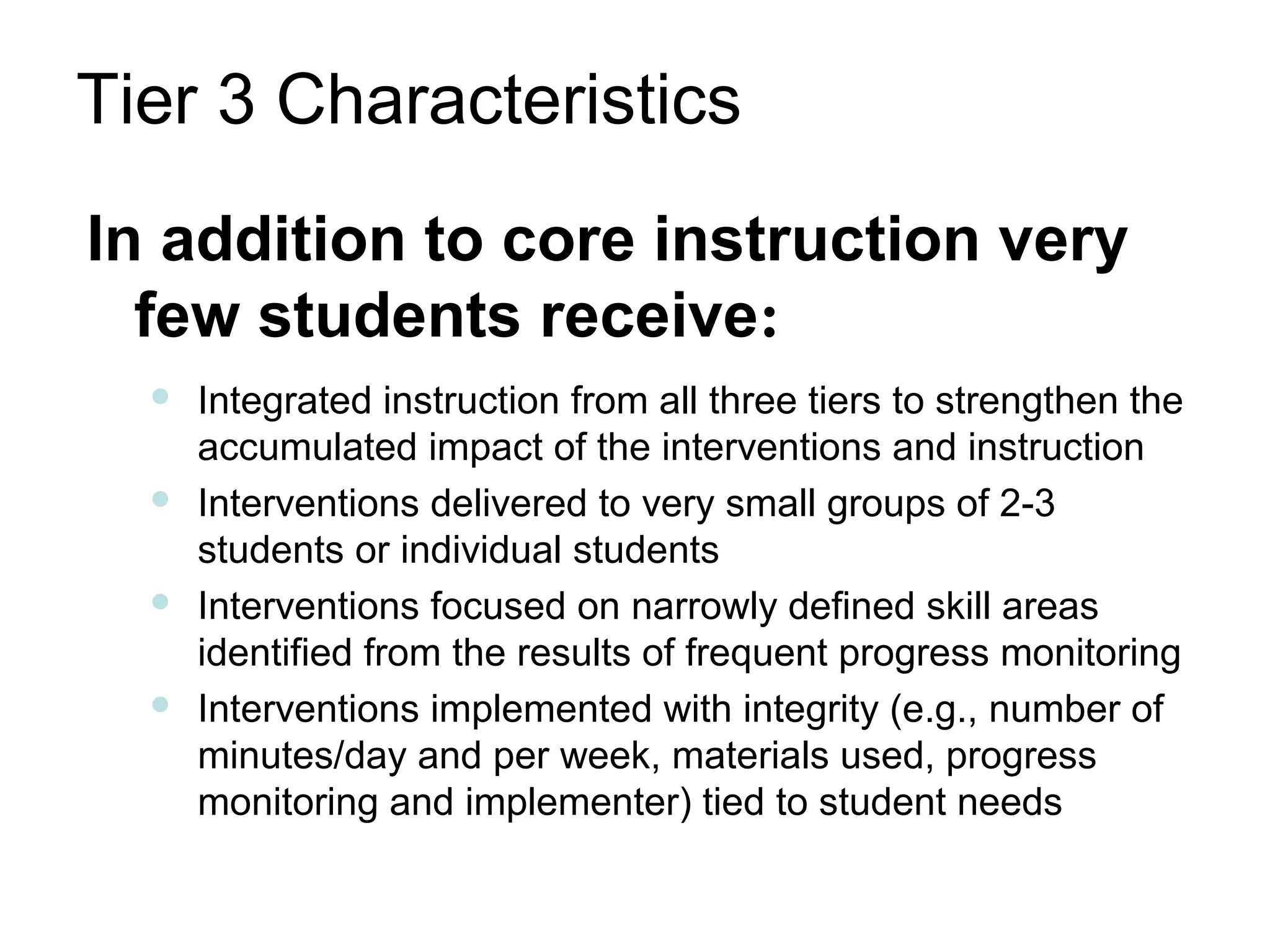 Response To Intervention (RTI) presentation | PPT