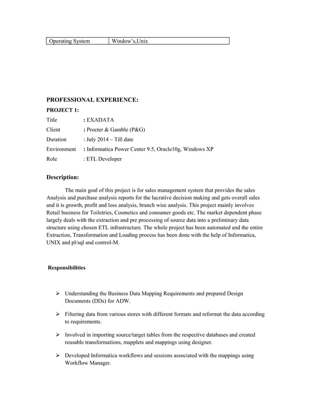 resume | DOC | Databases | Computer Software and Applications