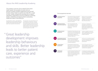 FINAL_NHS Leadership Academy programme guide 2016 | PDF