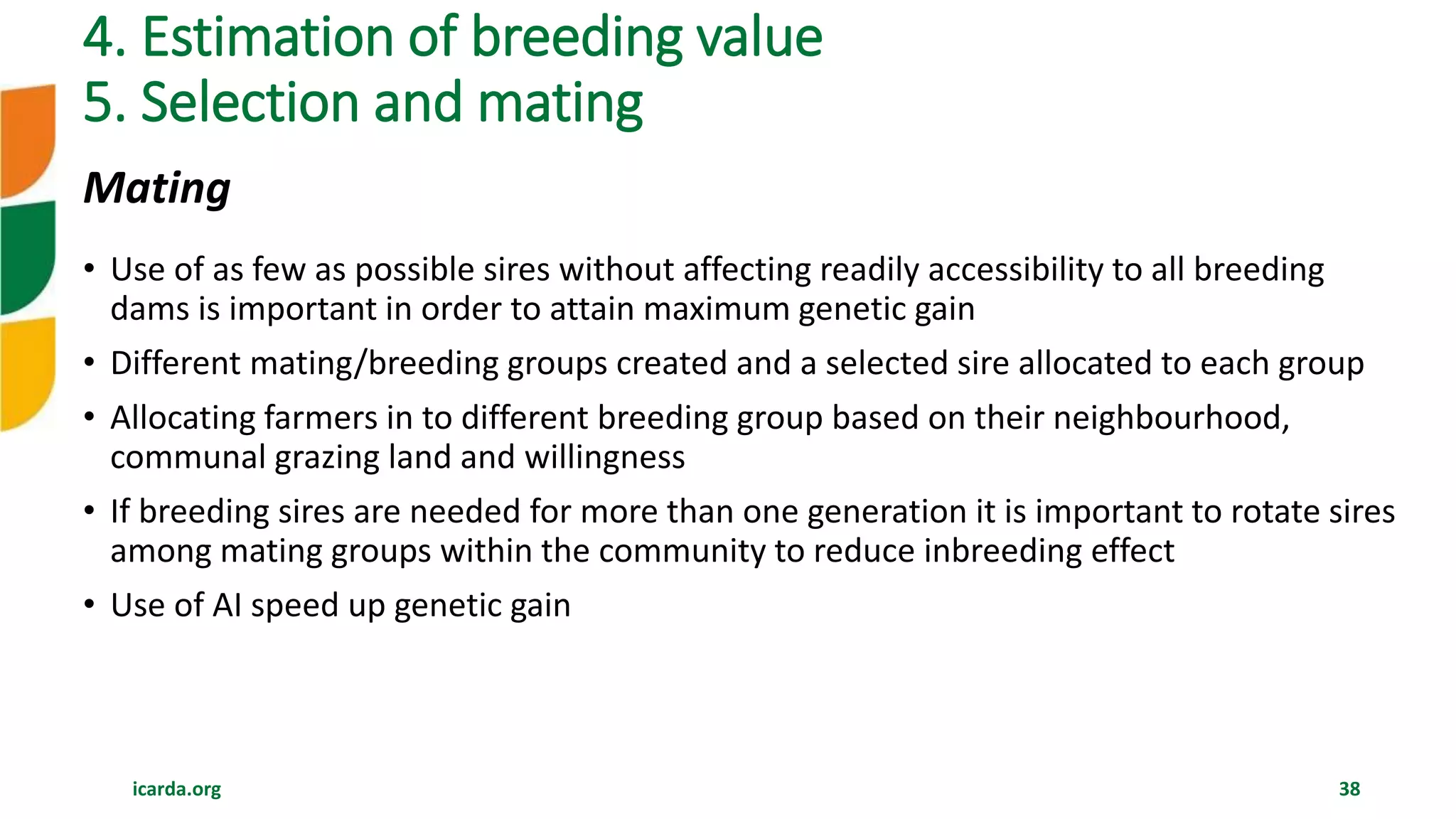 Overview of Community Based Breeding Program and implementation ...
