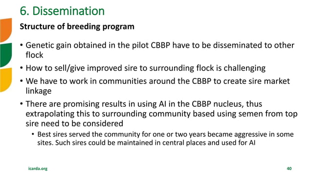 Overview of Community Based Breeding Program and implementation procedure | PPTX