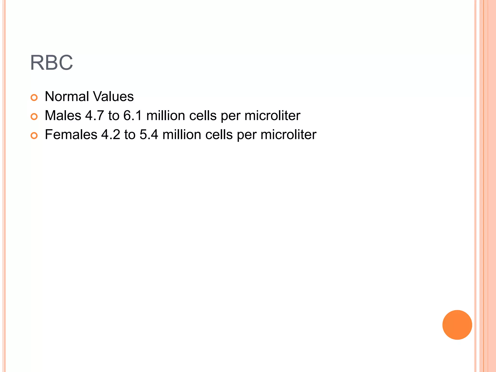 Complete Blood Count, Interpretations | PPTX