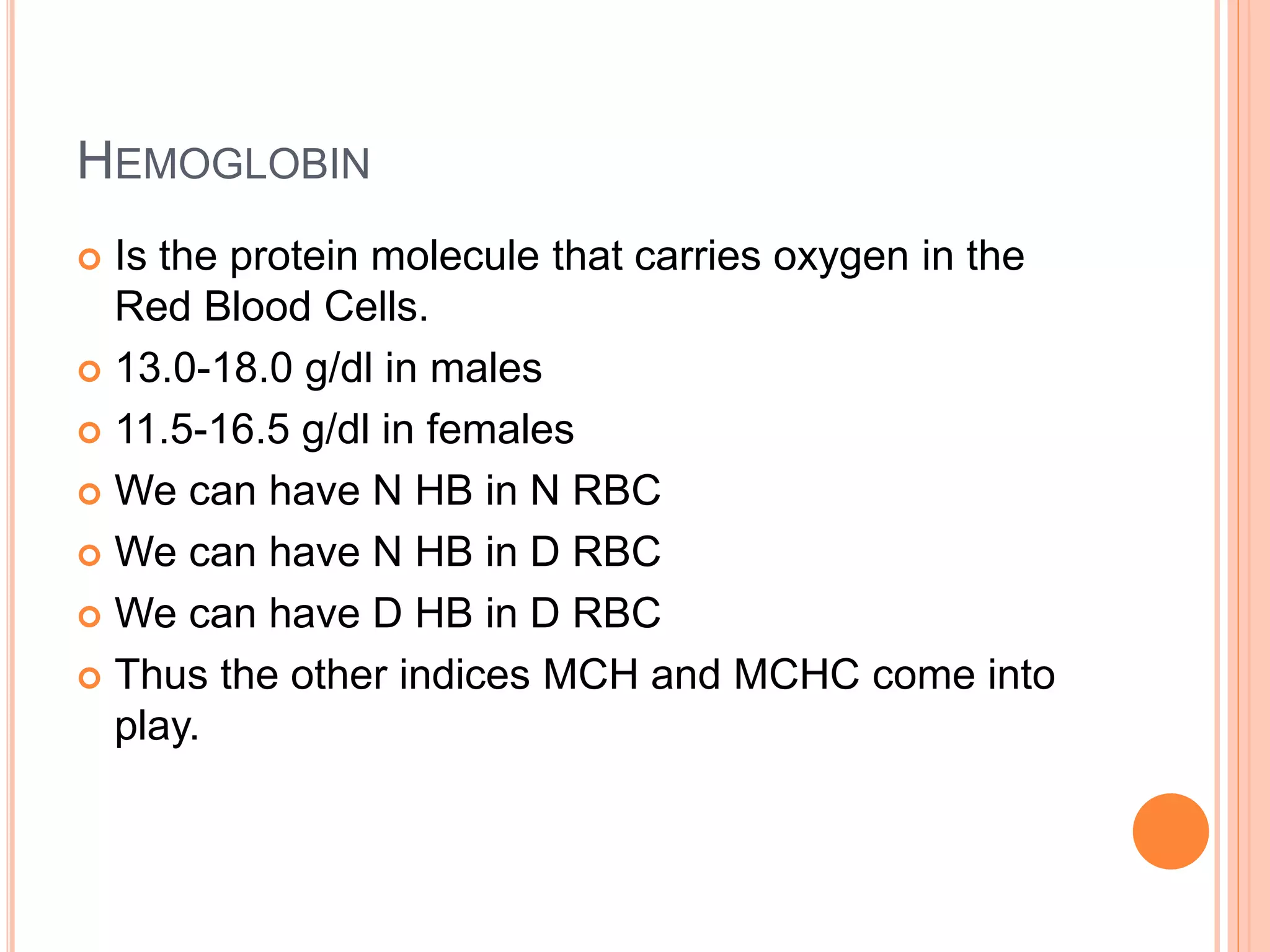 Complete Blood Count, Interpretations | PPTX