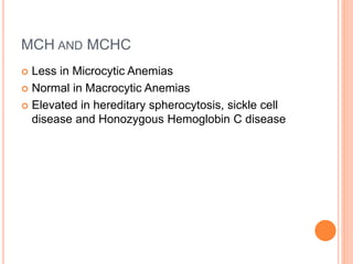 Complete Blood Count, Interpretations | PPTX