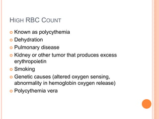 Complete Blood Count, Interpretations | PPTX