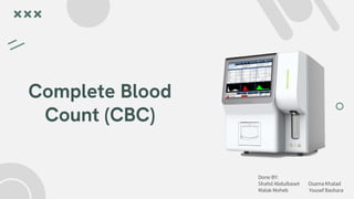 Hematology Analyzer Machine - Complete Blood Count | PDF