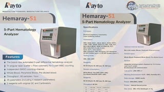 Hematology Analyzer Machine - Complete Blood Count | PDF