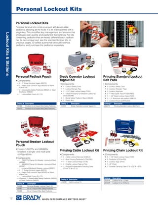 Cbc brady-lockout tagout-catalog_2016 | PDF