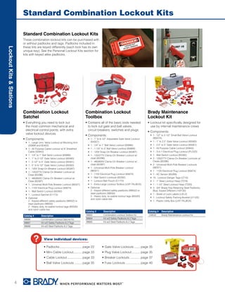 Cbc brady-lockout tagout-catalog_2016 | PDF
