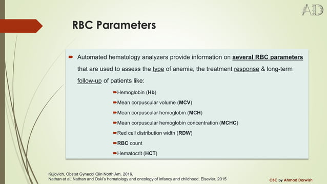complete blood count analysis and blood disease investigation | PDF ...