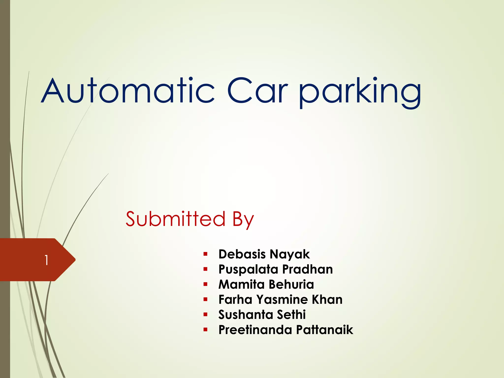 RFID based car parking system-final ver | PPTX