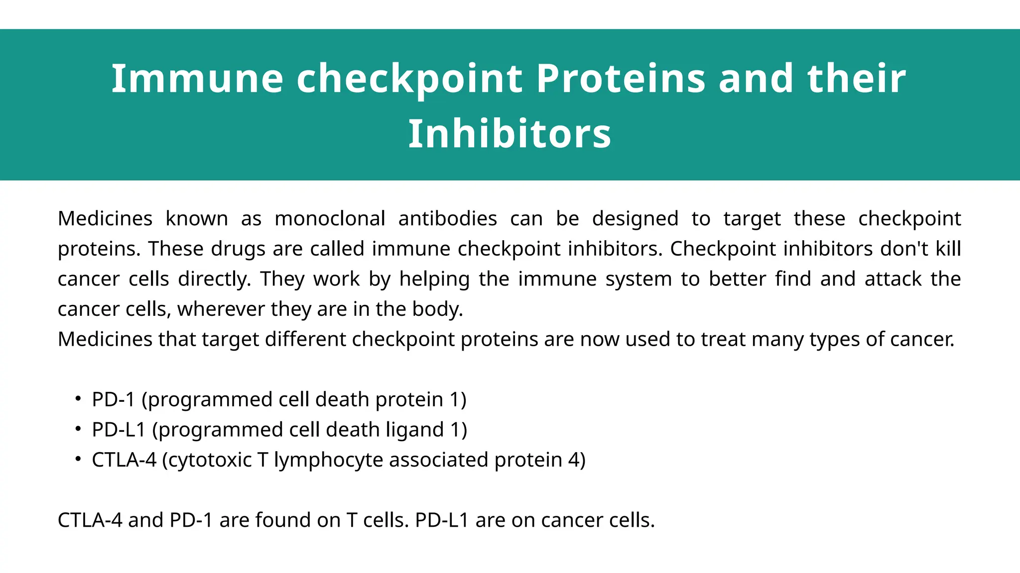 MECHANISM OF CHECKPOINT INHIBITORS IN CANCER THERAPY | PPTX