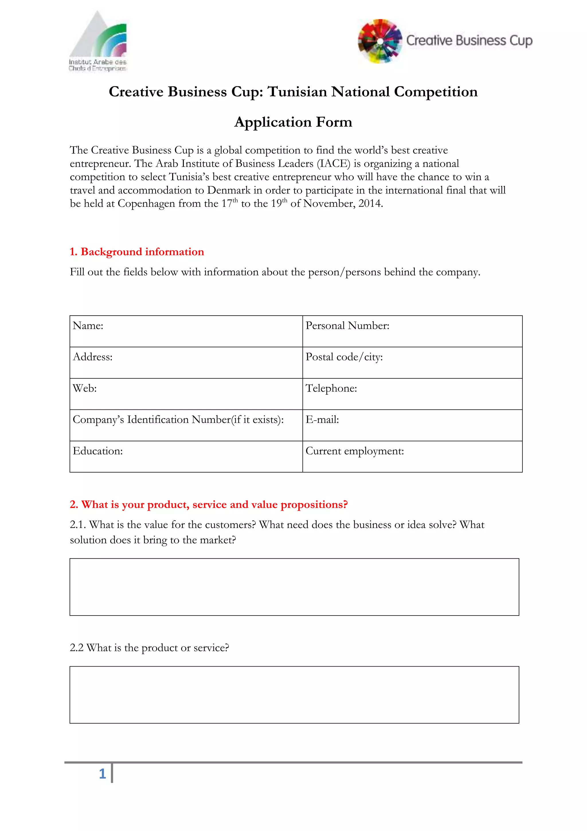 Cbc application form_2014 | DOCX