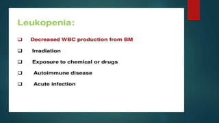 Cbc components | PPTX | Blood Disorders | Diseases and Conditions