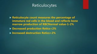 Cbc components | PPTX | Blood Disorders | Diseases and Conditions