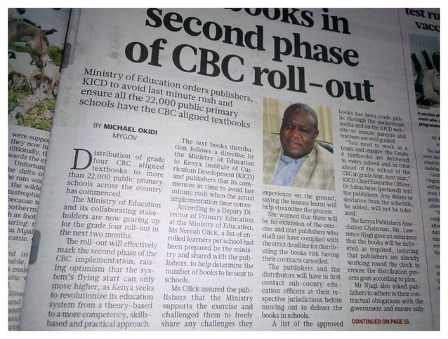 Cbc grade four text book November 2019 | PDF