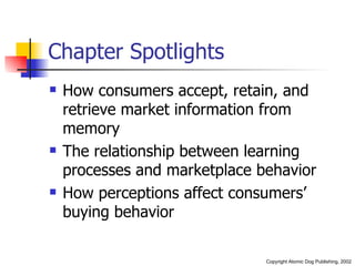 Memory, Learning & Perception | PPT