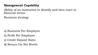 Camels framework | PPTX