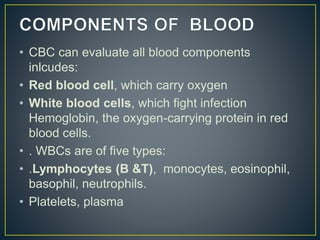 Cbc & its clinical significance | PPTX