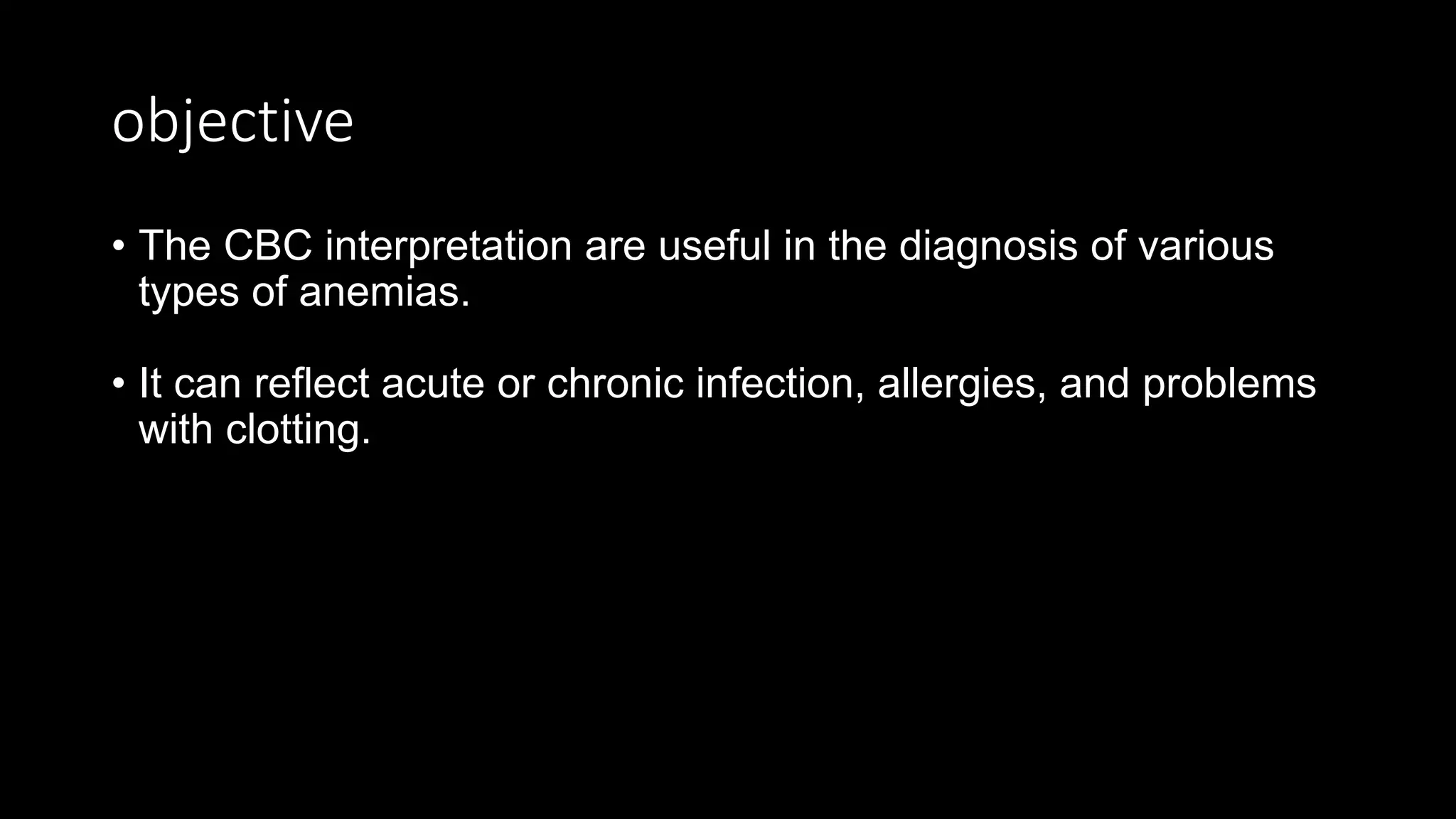 Complete blood count (CBC) | PPTX