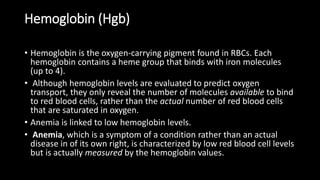Complete blood count (CBC) | PPTX