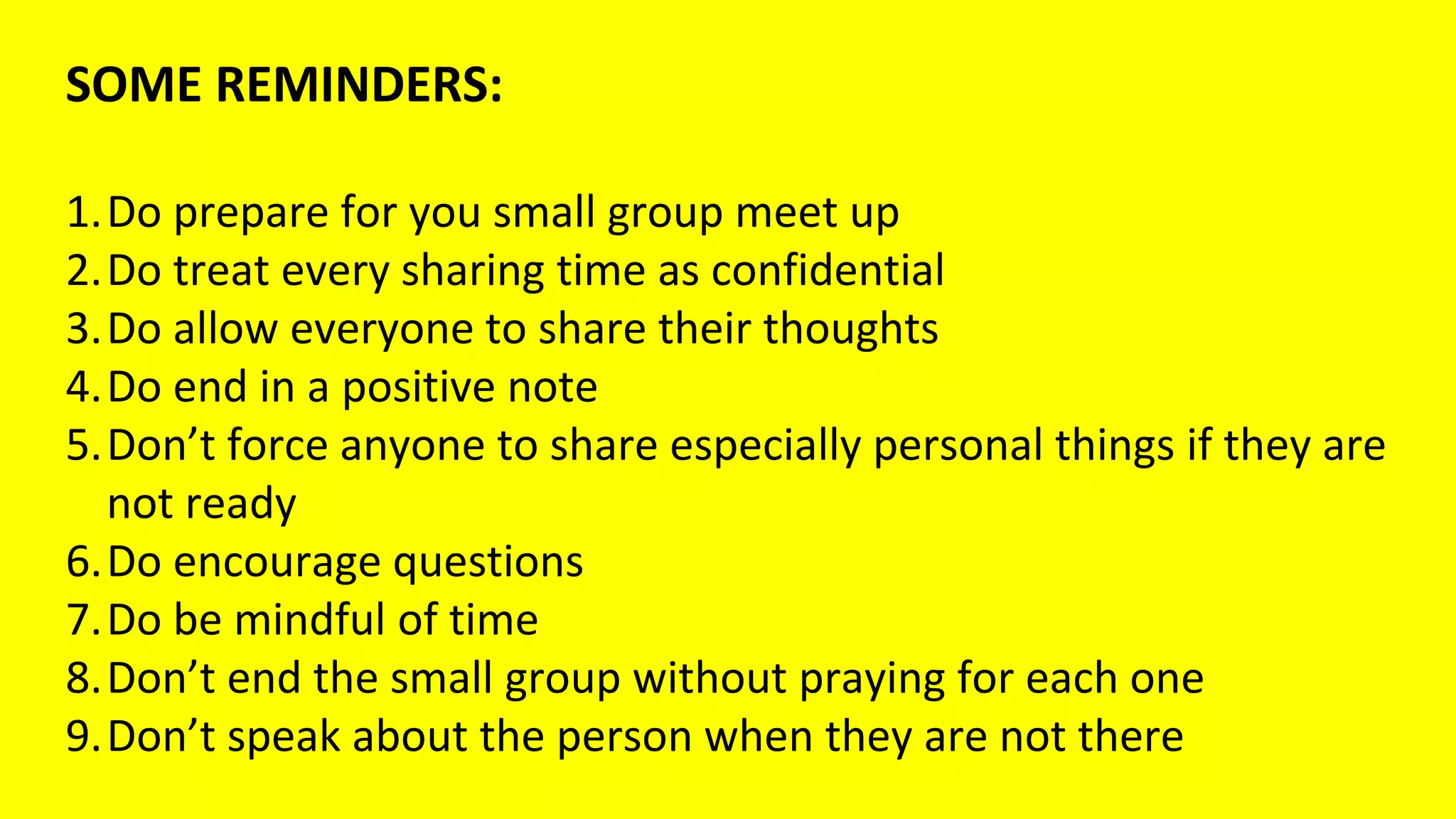 Facilitating Virtual Small Groups | PPT