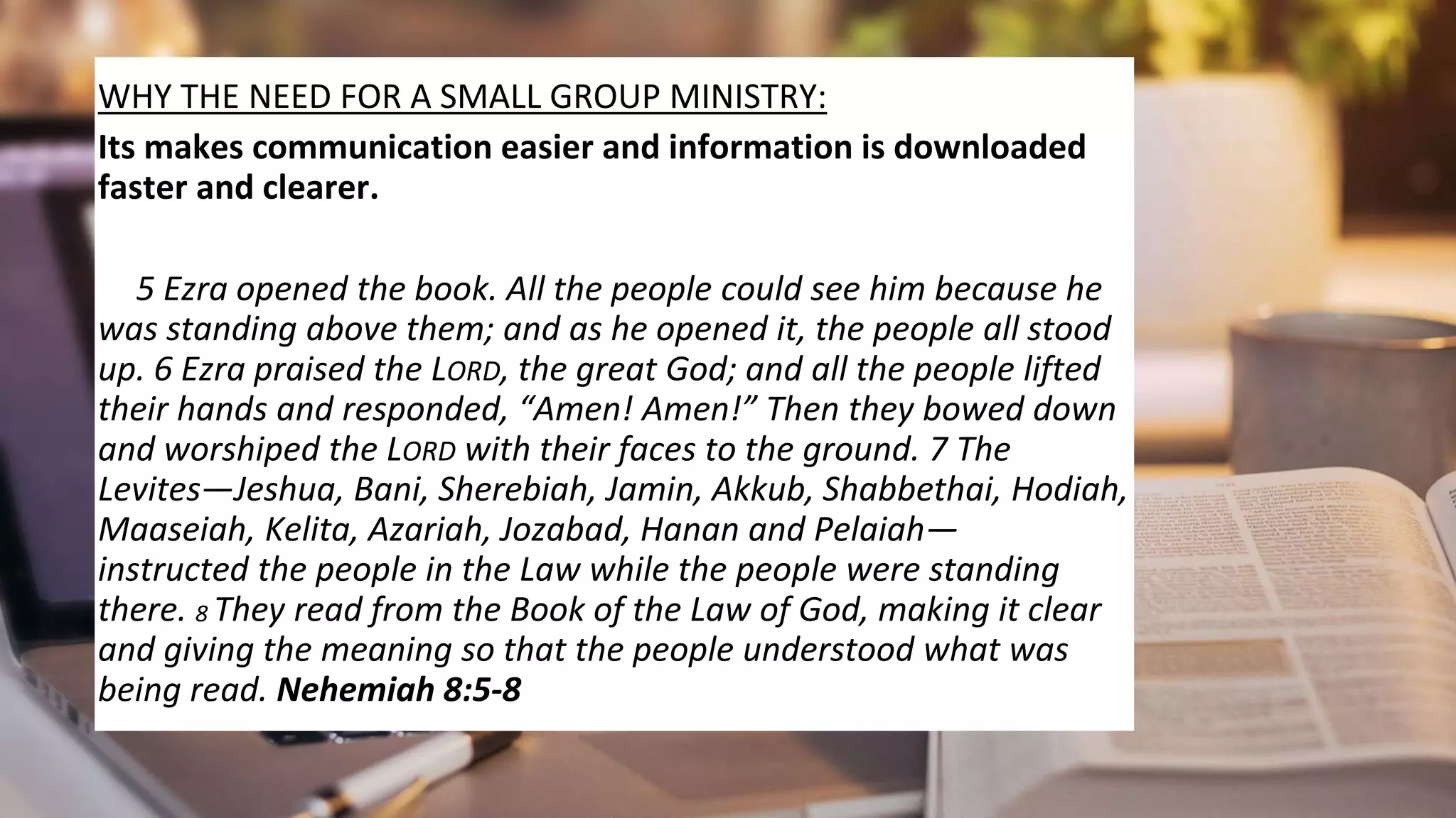 Facilitating Virtual Small Groups | PPT