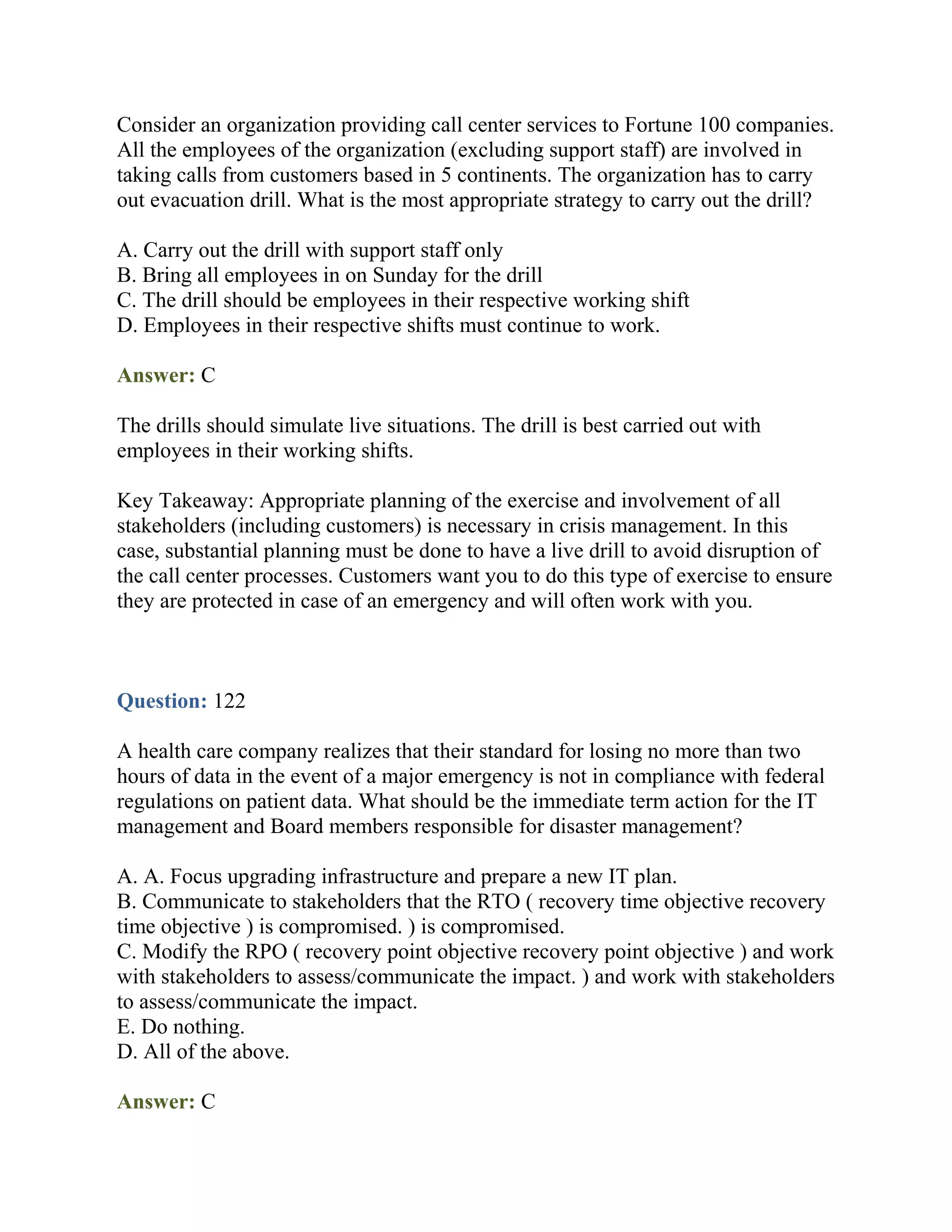 Dont Miss these DRI CBCP Dumps | PDF