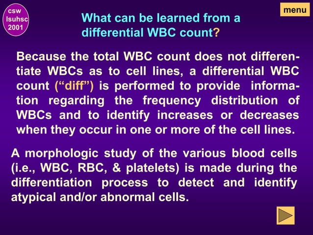 CBC Part 2 - WBC Differential & Morphology.pdf | Blood Disorders ...