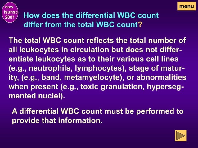 CBC Part 2 - WBC Differential & Morphology.pdf | Blood Disorders ...